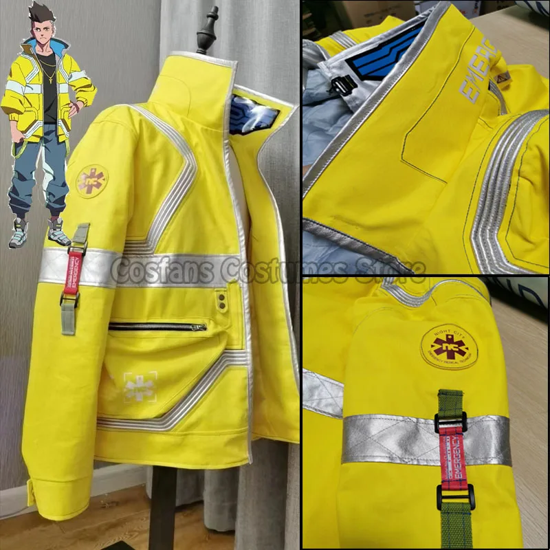 Cyberpunk Edgerunners David Martinez Cosplay Costume Luminous Stand ...