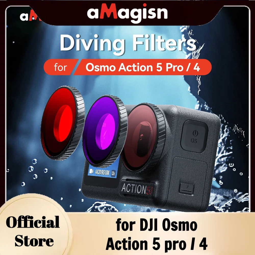 AMagisn filtre de plongée filtre de Correction de couleur sous-marine ...