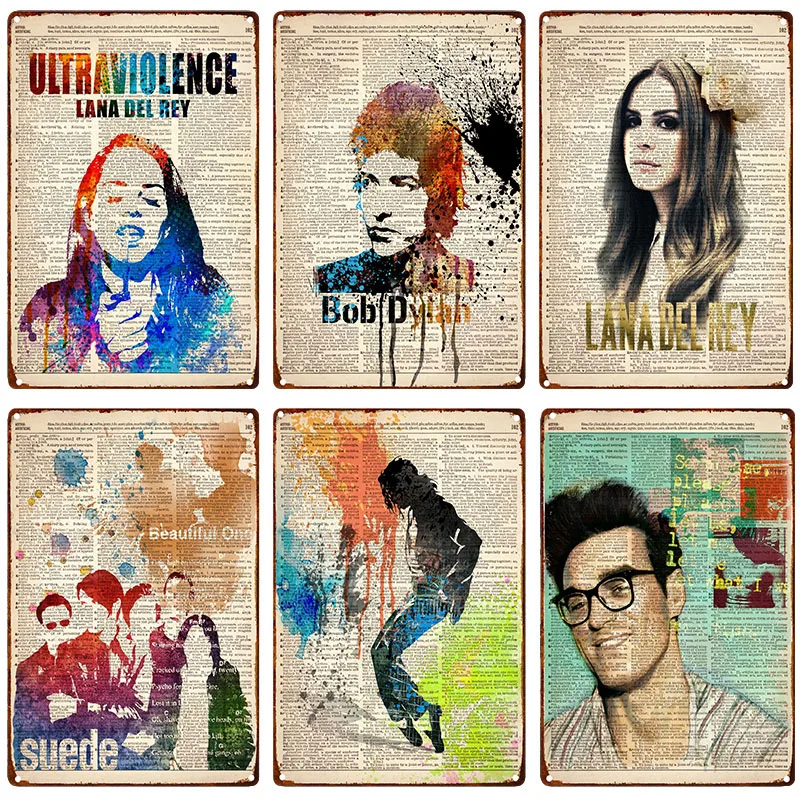 Metal Poster Music Rock Band Doors Tin Sign Plaque Metal Sign Iron ...
