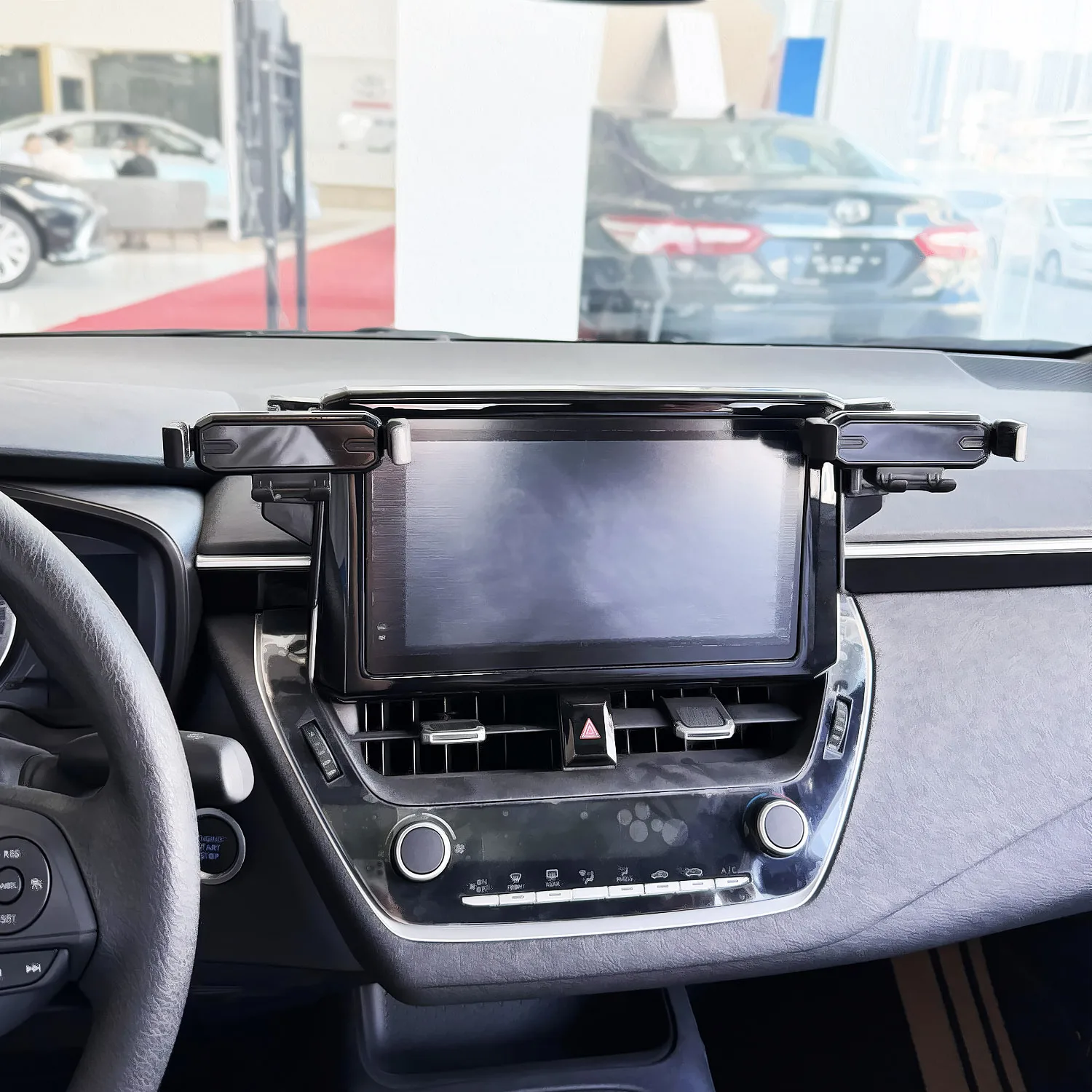 Fur Toyota Corolla 2013 2017 Telefon halter Doppel halterung Basis Auto magnet kabelloser Ladest ander Auto Handy halterung magsafe AliExpress