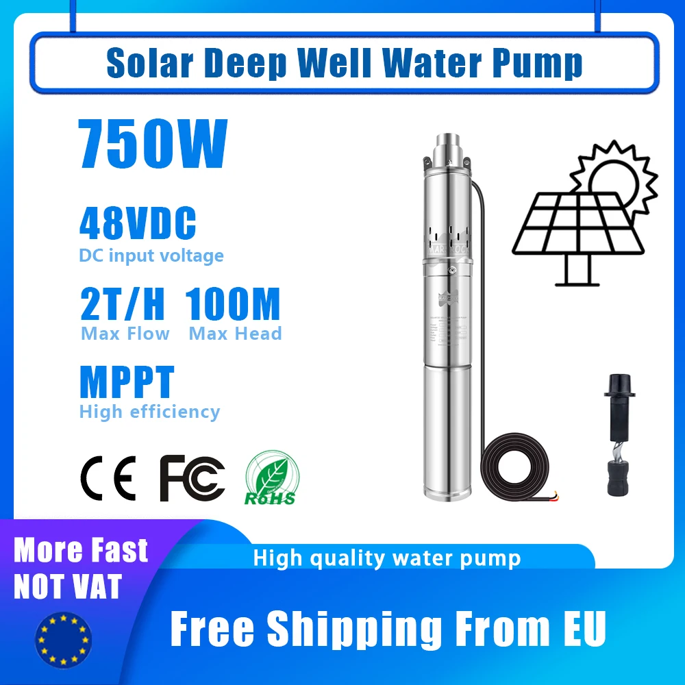 750W-DC-Pump-Solar-Deep-Well-Pump-48V-60V-Lift-100M-Stainless-Steel ...