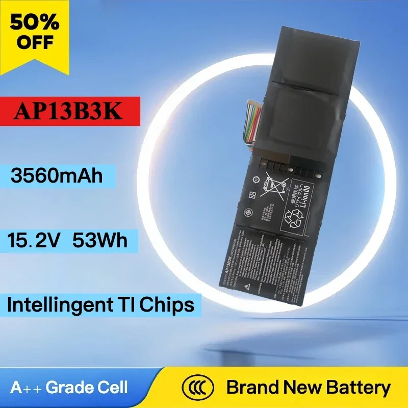 New AP13B3K AP13B8K Laptop Battery For ACER Aspire M5-583 M5-583P R7 ...