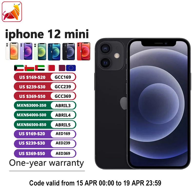 Original-Apple-iPhone-12-mini-64GB-128GB-256-ROM-desbloqueado-5G-5-4 ...