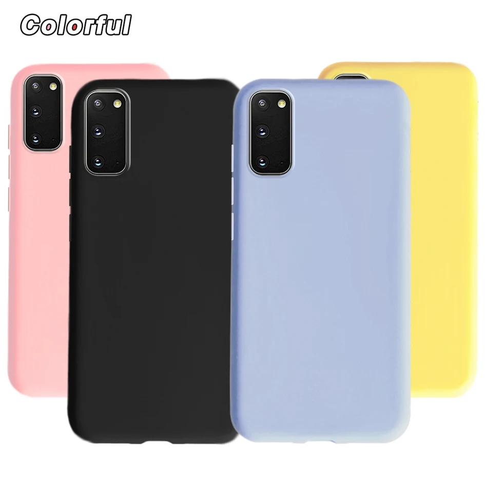 For-Samsung-Galaxy-S20-2020-Case-Luxury-Liquid-Silicone-Soft-Protective ...