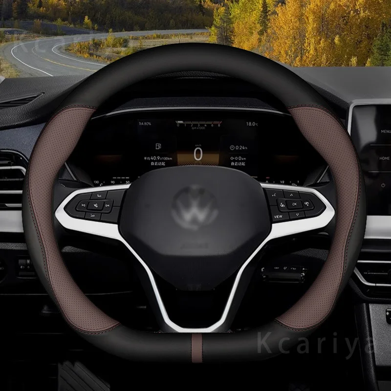 Car-Steering-Wheel-Cover-For-Volkswagen-R-Beetle-GTI-GTE-Polo-Golf-MK2 ...