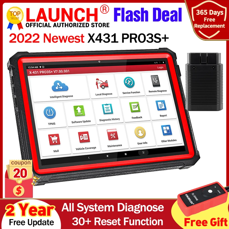 Launch X431 Pro3s Plus 10.1 "Volledige Systeem Automotive Diagnostic ...
