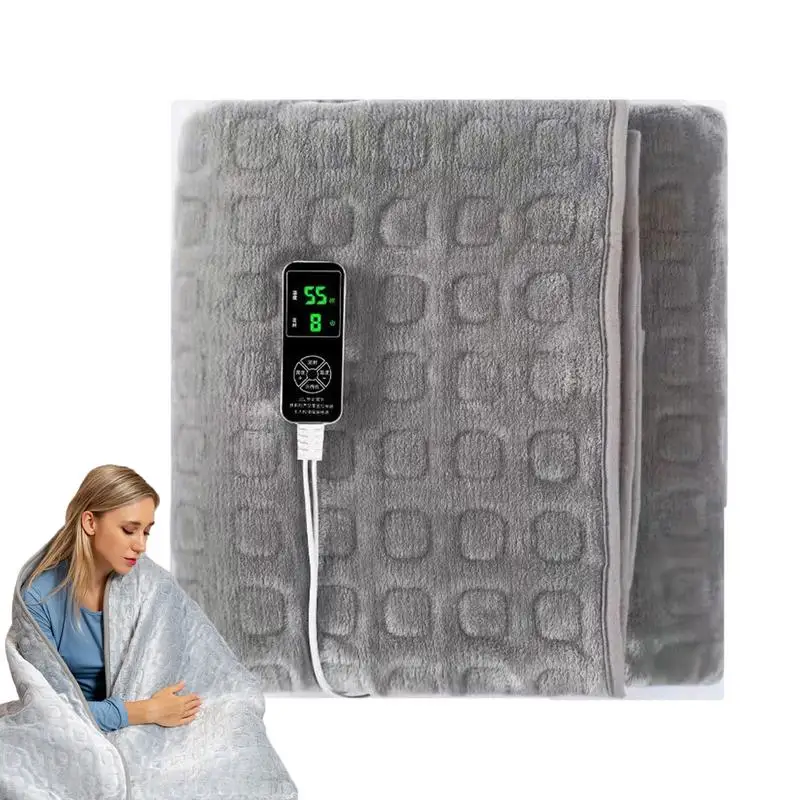 220V-Electric-Blanket-Home-Office-Smart-Heated-Blanket-Body-Warmers-Bed ...
