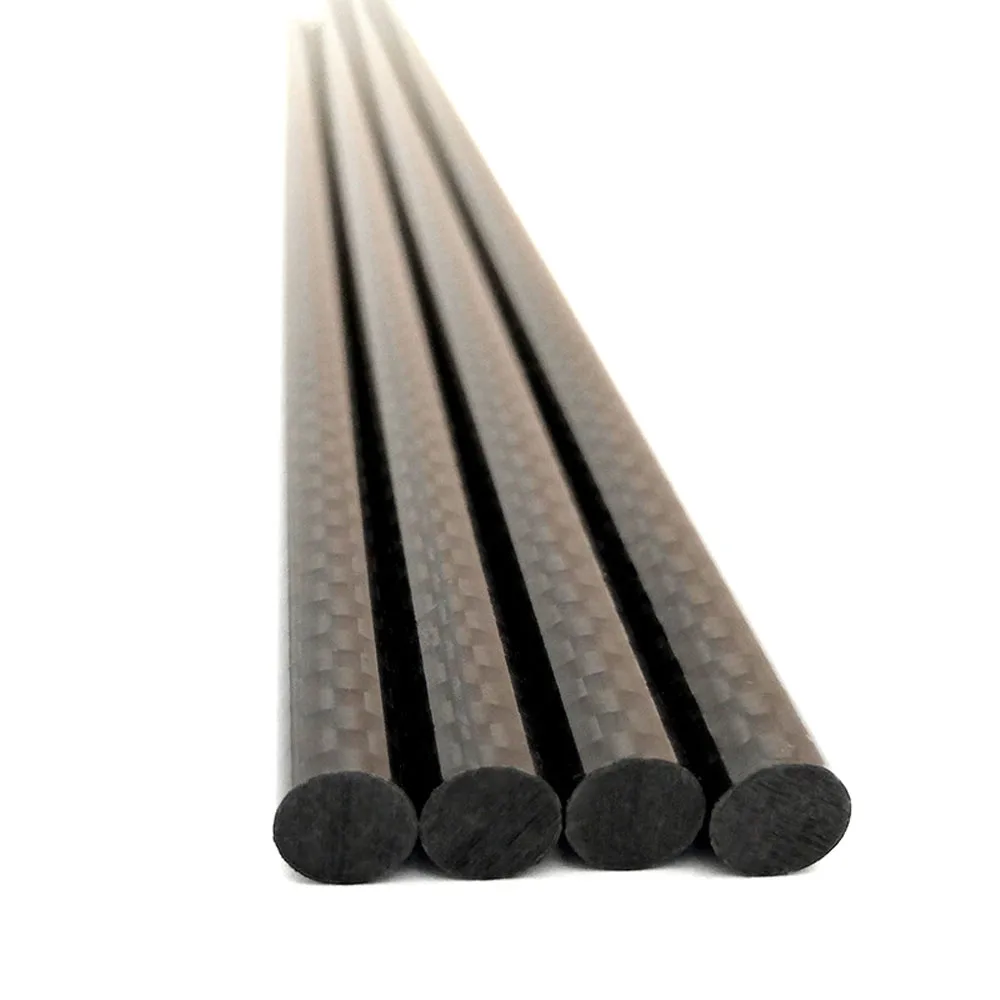 500mm-Length-3K-Carbon-Fiber-Rod-OD4-15mm-Solid-Pure-Carbon-Plain ...