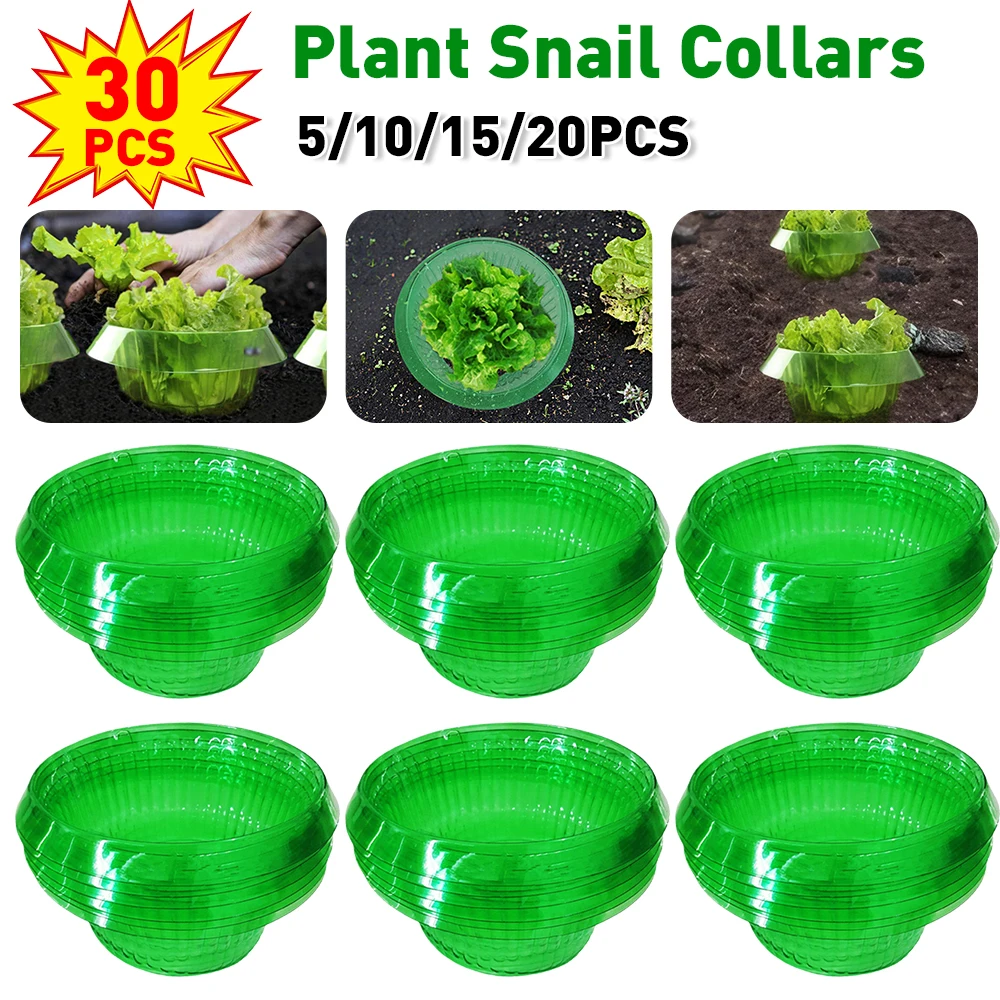 Plants-Slug-Protection-Rings-Vegetables-Cover-Plant-Snail-Collar-Guard ...