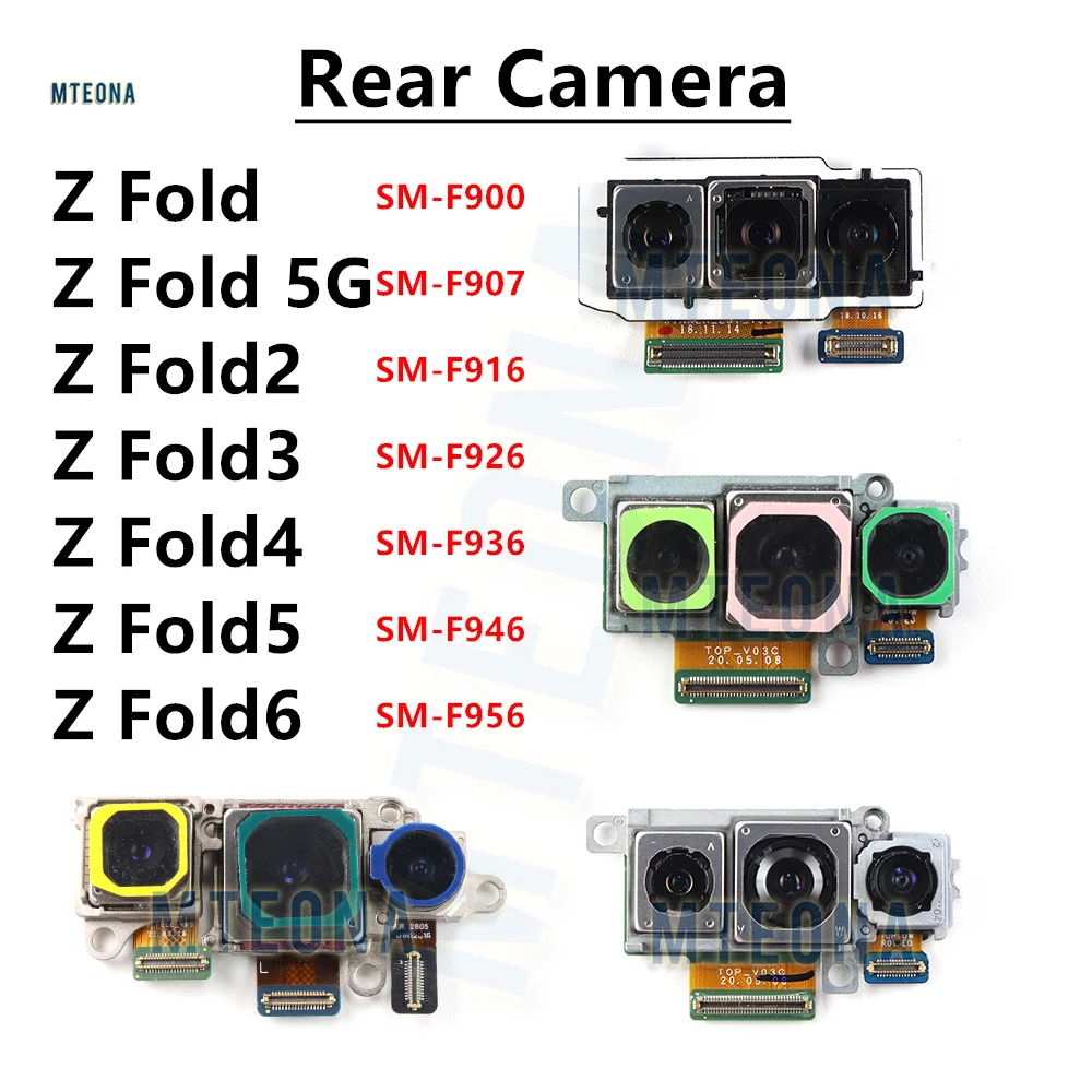 Rear Back Camera For Samsung Galaxy Z Fold Fold2 Fold3 Fold4 Fold5 ...