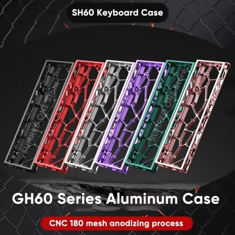 Wooting 60HE GH60 Holy60 Mad 60HE Hohlaluminium-Tastaturgehäuse 60% ...