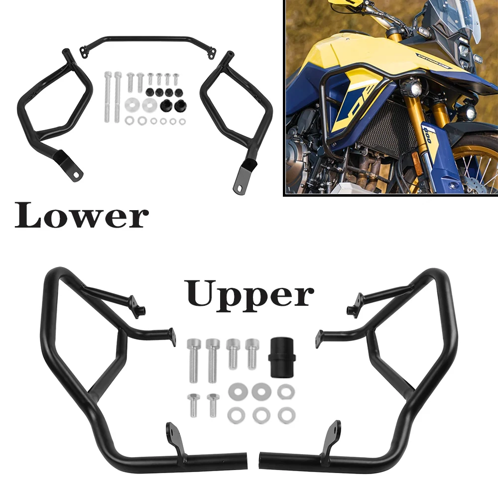 Motorcycle-Hignway-Crash-Bars-Engine-Tank-Guard-Bumper-Protector-For ...