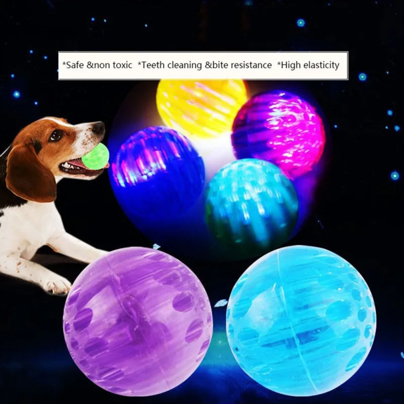 Dog-Toy-LED-Dog-Balls-Flashing-Elastic-Ball-Molar-Ball-Pet-Color-Light ...