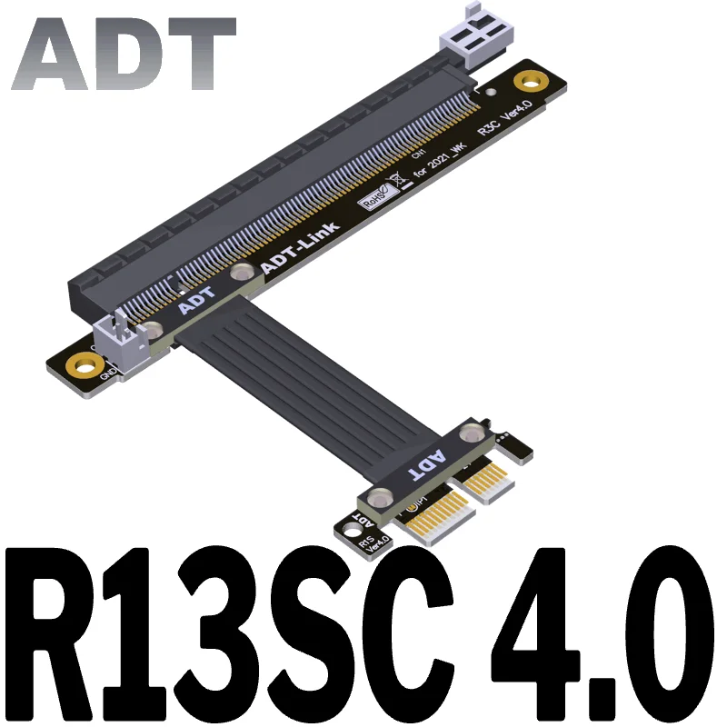 Pcie 4.0x16 para x1 rtx3090 rx6800xt cabo de extensão da placa gráfica gpu wk não usb um cartão ...