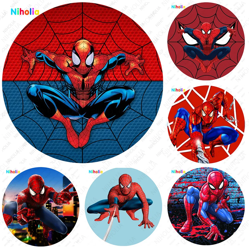 Spider Man Round Cake Background: The Ultimate Birthday Party Essential ...