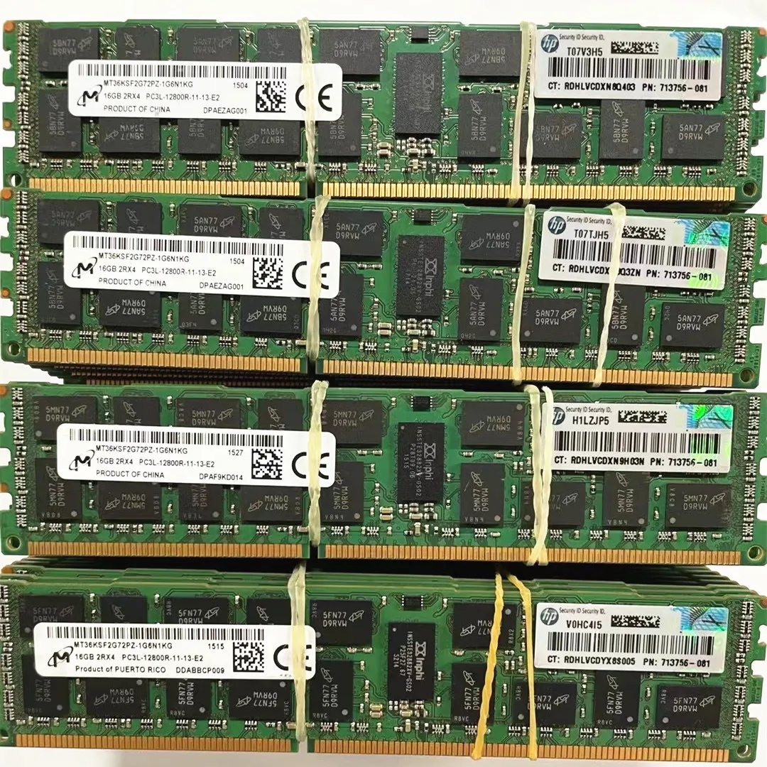DDR3 16GB 1600MHz Server Memory REG ECC RAMs 16GB 2Rx4 PC3L-12800R-11 ...