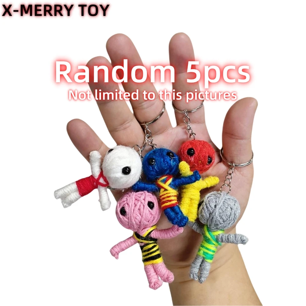 Handmade-Thai-Voodoo-Doll-Keychain-for-Men-Unique-Wool-Pendant ...