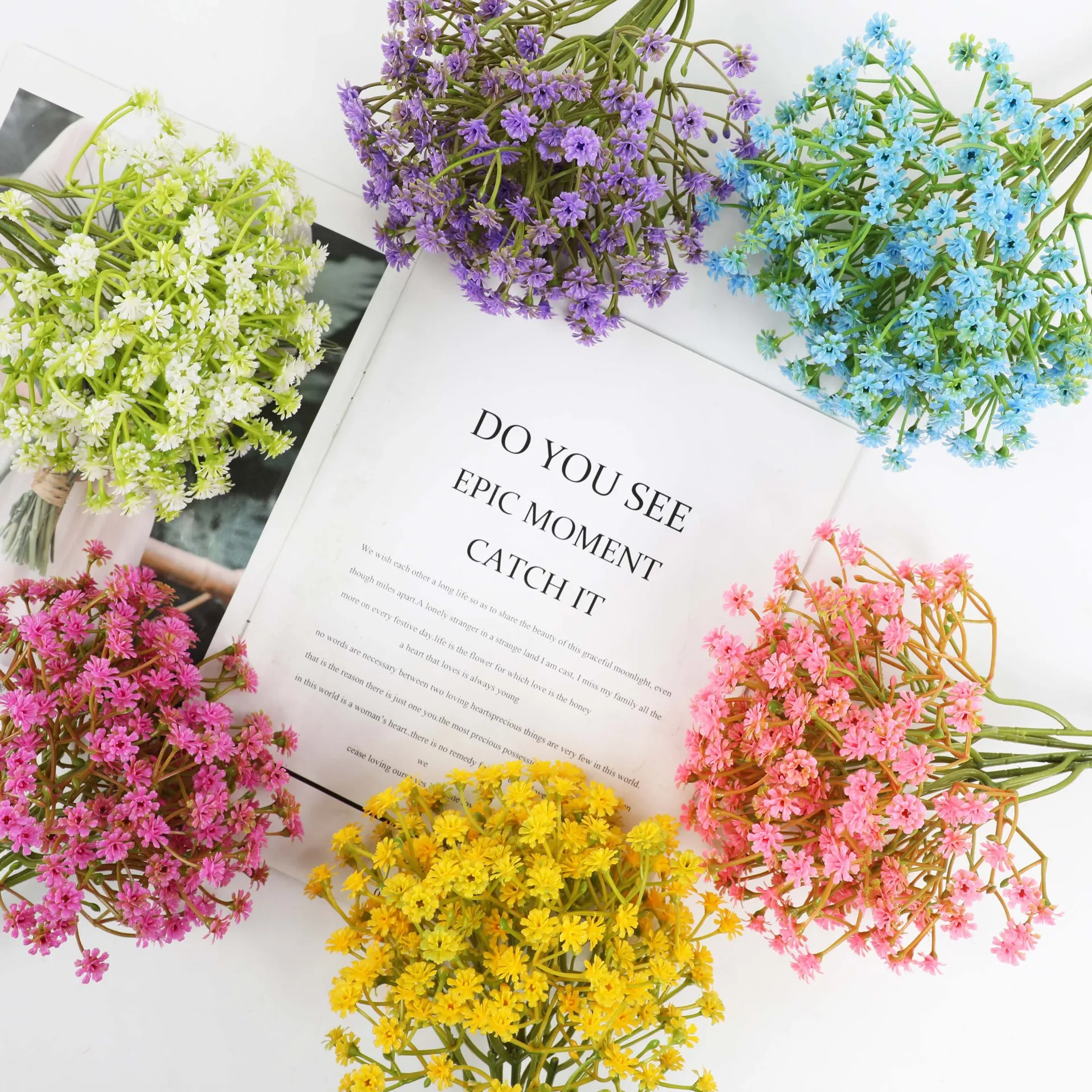 Artificial-Flowers-Plants-Starry-Sky-for-Home-Modern-Decoration ...