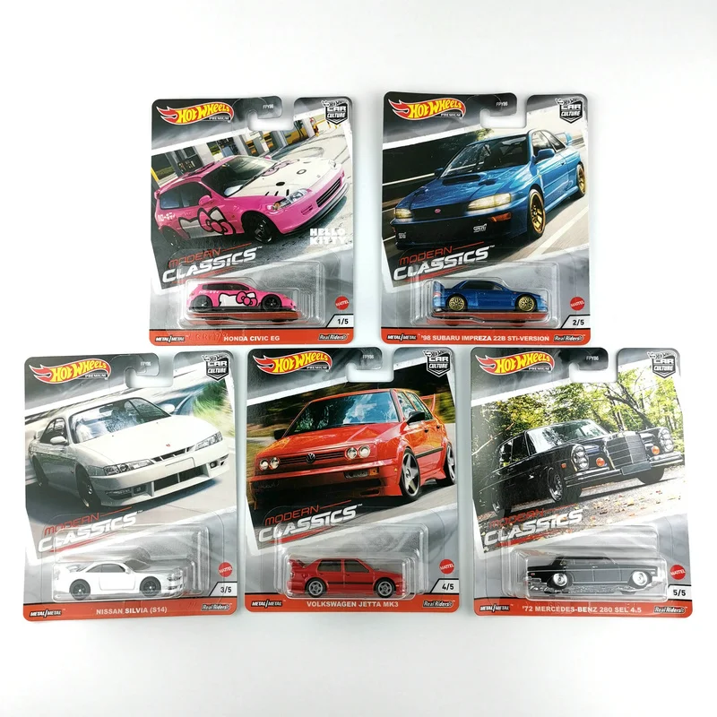 HOT-WHEELS-1-64-modern-classic-HONDA-CIVIC-EG-BENZ-280-PORSCHE-ALFA ...