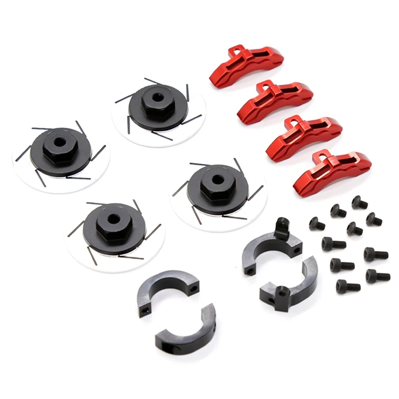 4Pcs 12Mm Wheel Hex Adapter Brake Disc Caliper for Tamiya CC02 CC 02 1/ ...