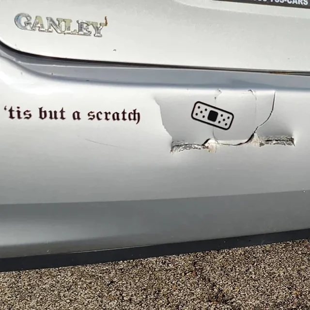 Large Bandaid Sticker 5-Pack Black Vinyl Band-Aid Stickers - JDM Style ...