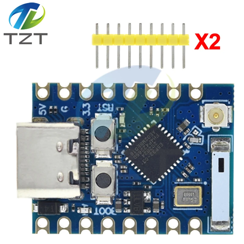 TZT-ESP32-C3-Zero-Pro-Mini-Placa-de-desarrollo-WiFi-Bluetooth-tama-o ...
