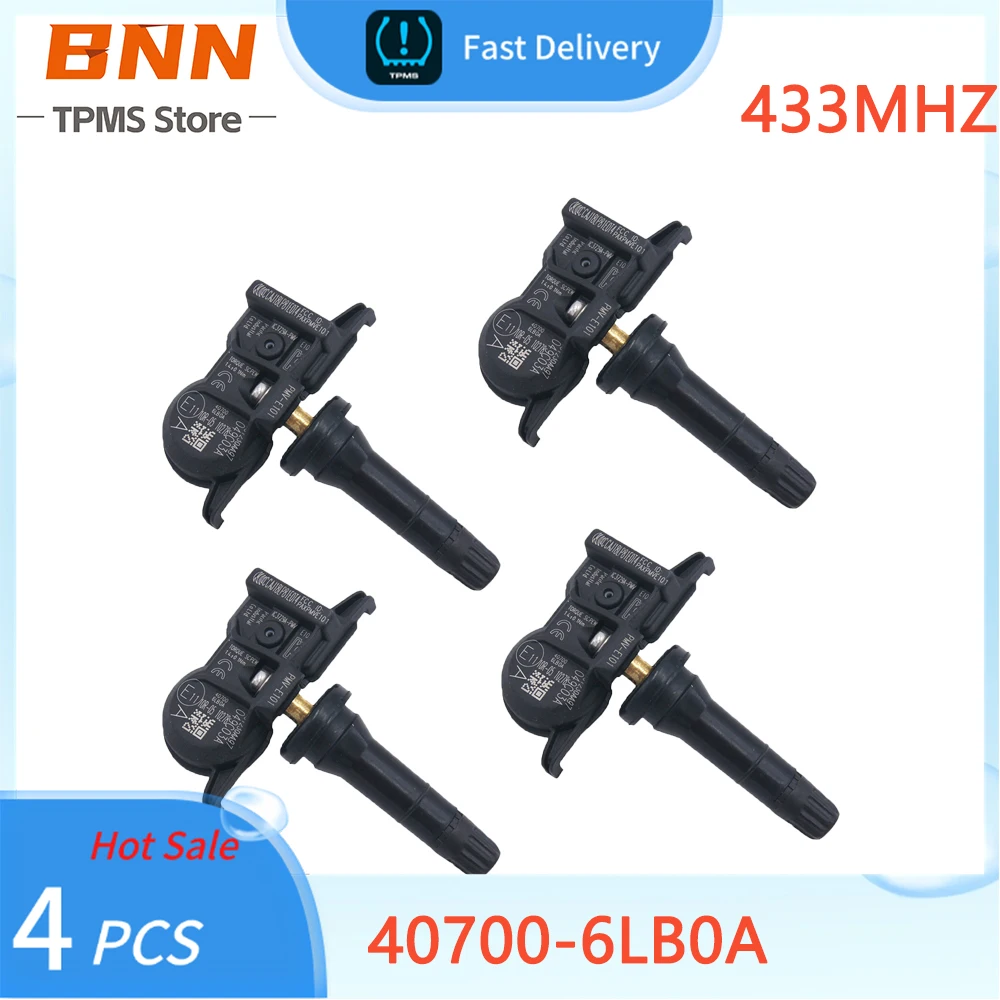 Set of (4) Tire Pressure Monitoring Sensor TPMS PMV-E101 For Nissan ...
