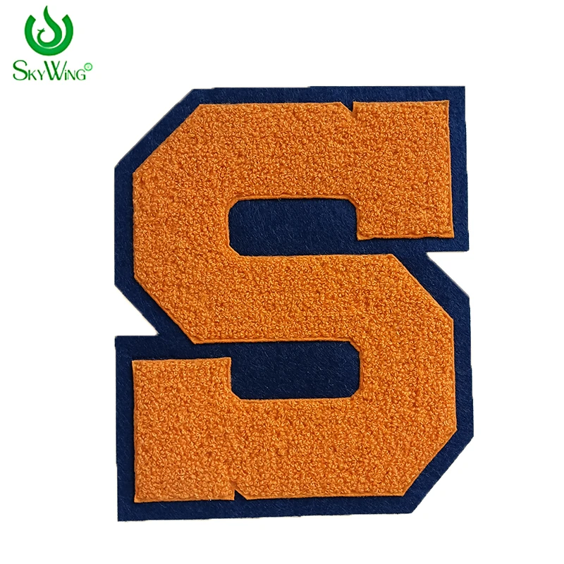 High-Quality-Custom-Large-Size-Letter-S-Chenille-Embroidery-Varsity ...