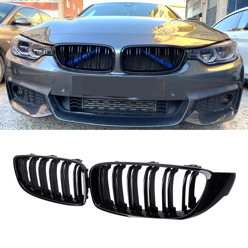 Car Front Bumper Grille Racing Grill For BMW 4 Series F32 F33 F36 M3 ...