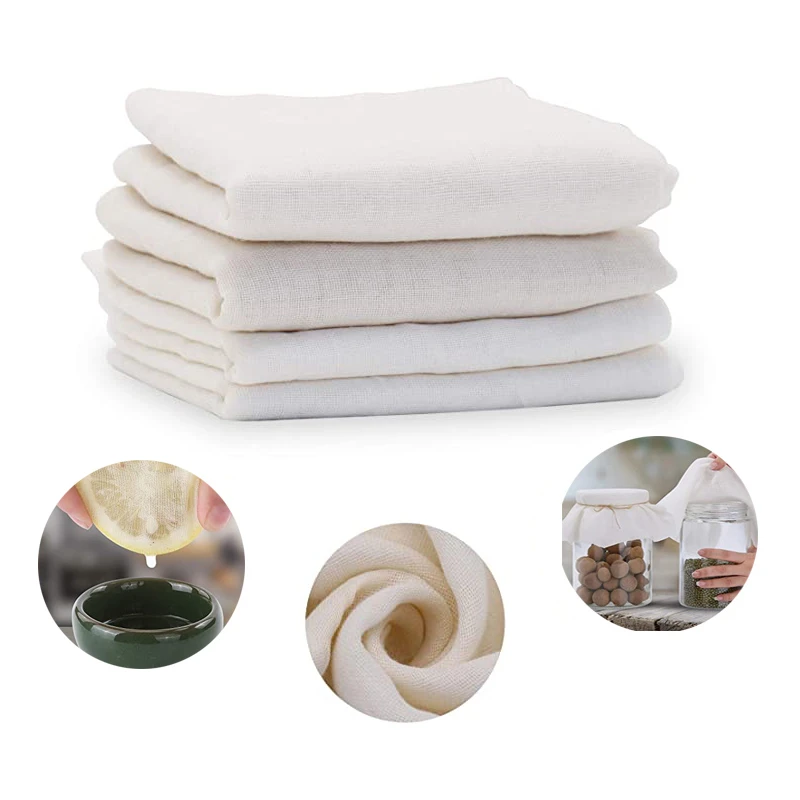 1.5/2/3/4 Yards White Cotton Gauze Muslin Cheesecloth Fabric Butter ...