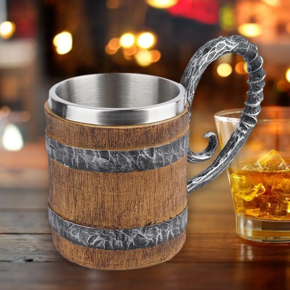 Wooden Barrel Mug