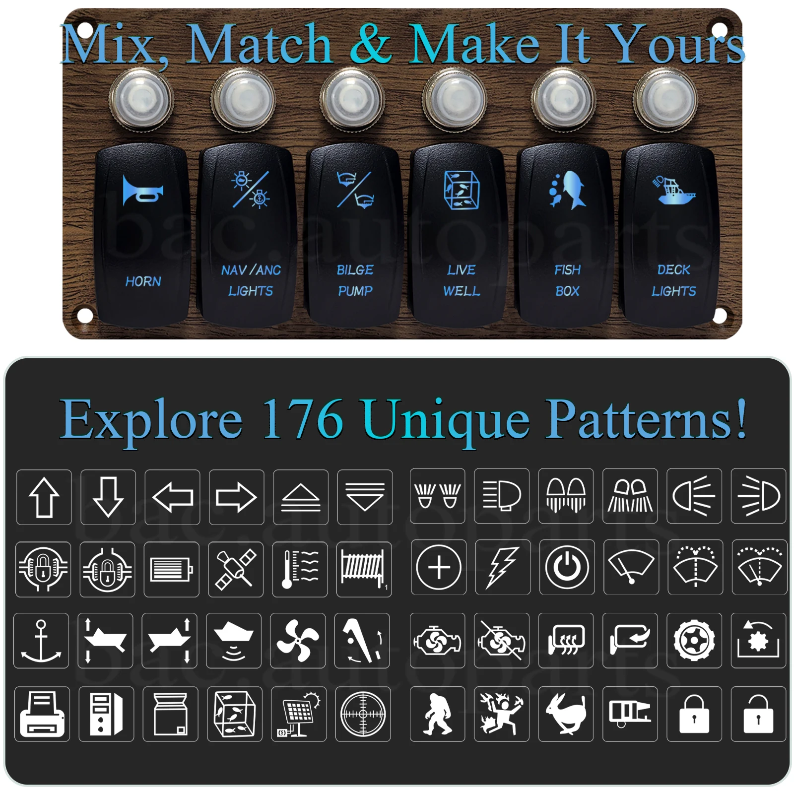 Customize Your Switch Panel ! DIY Laser Etched Rocker Toggle Switches ...