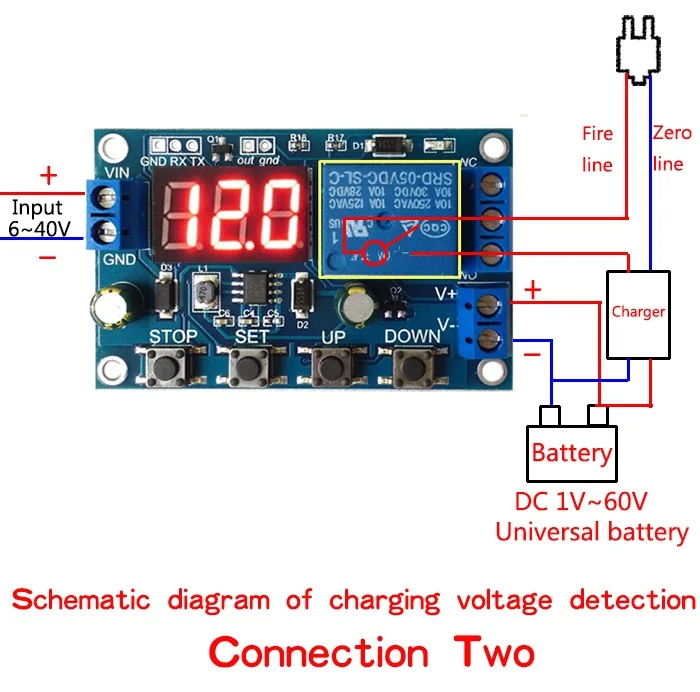 Battery-Charge-Discharge-Module-Integrated-Voltmeter-Undervoltage ...