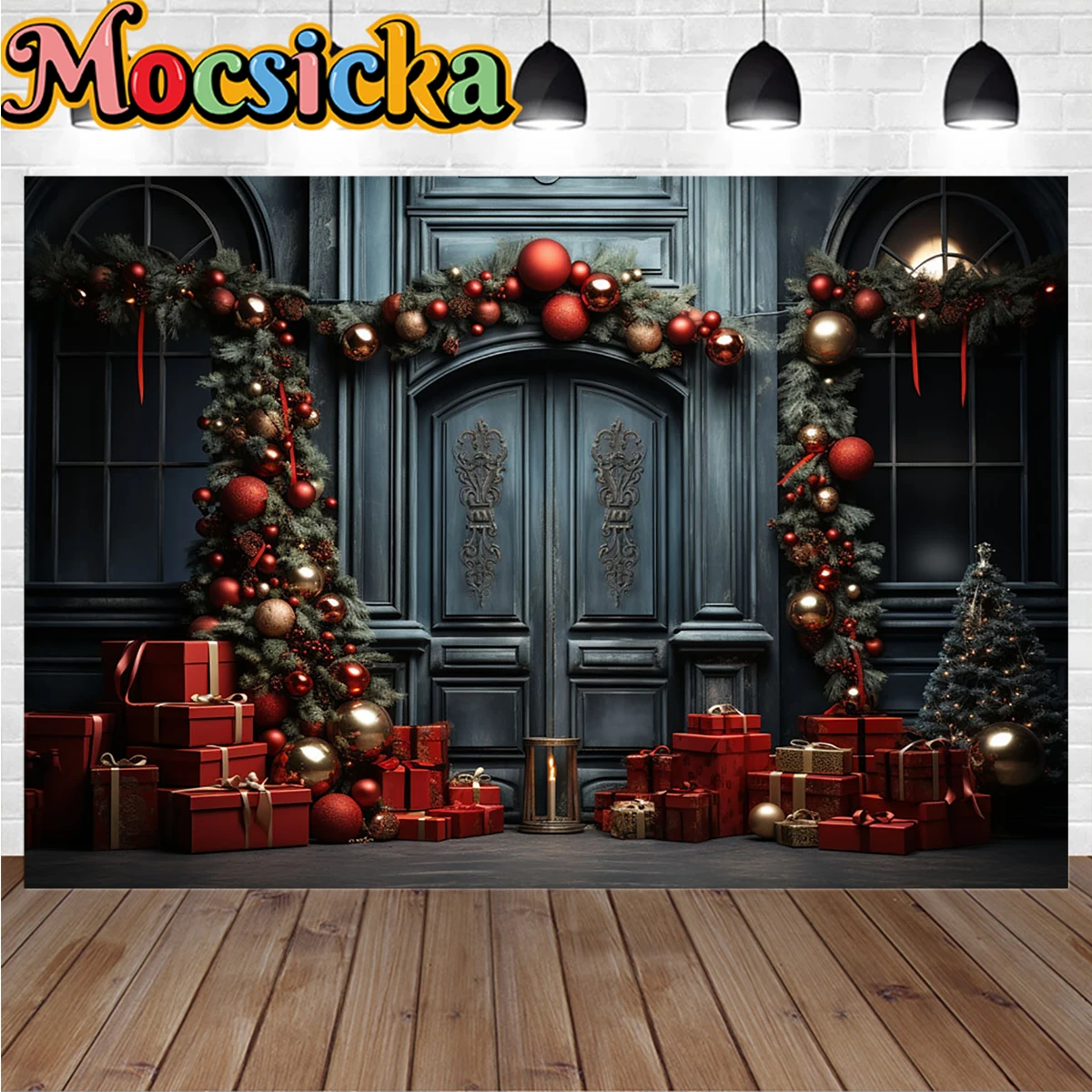 Photo Studio Christmas Background