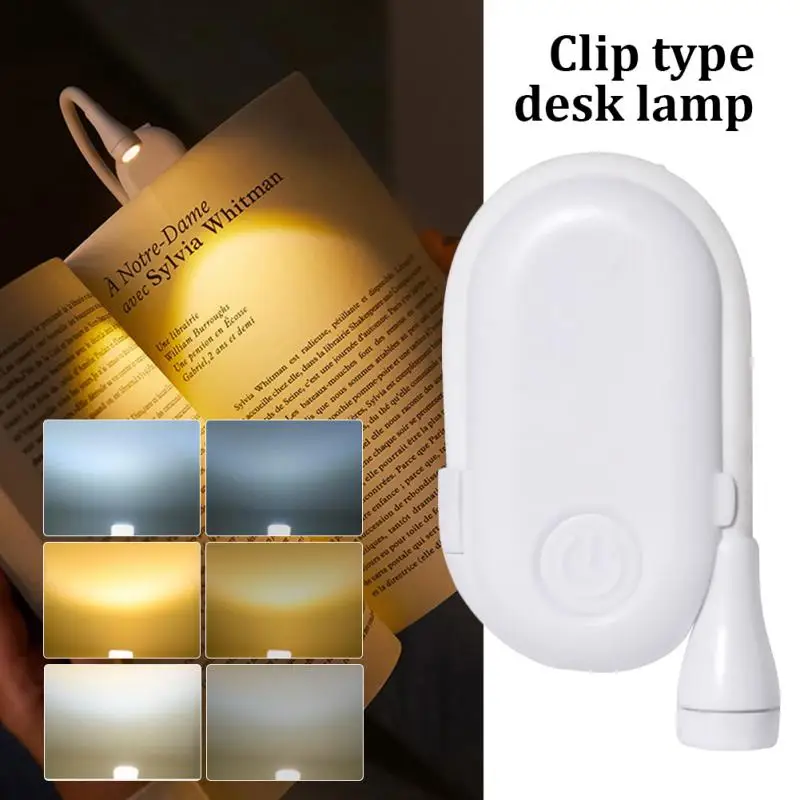 Luces-de-lectura-Led-de-Clip-f-cil-Clip-de-protecci-n-ocular-ajustable ...