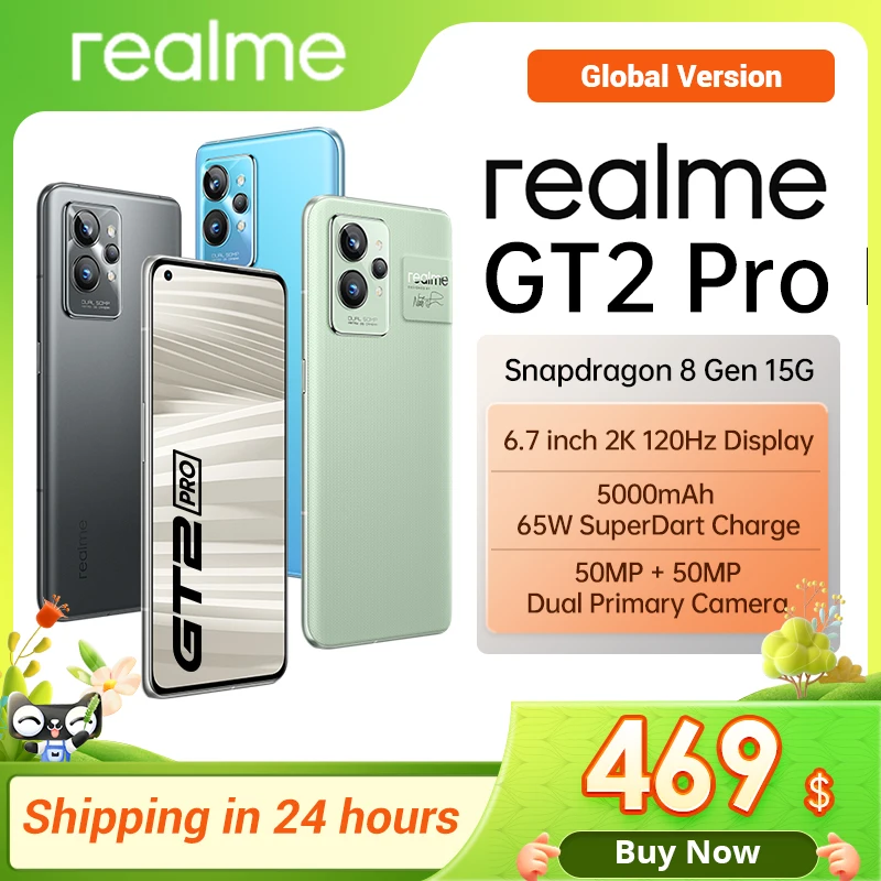 Smartphone-Realme-GT-2-Pro-5G-Vers-o-Global-Snapdragon-8-Gen-1-Sony ...