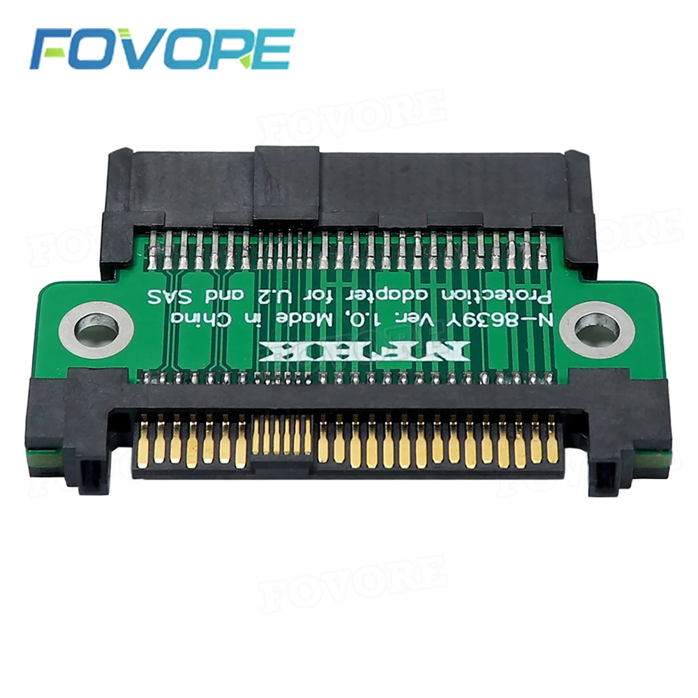 SAS U2 SFF8639 SSD Male to Female Converter Card U.2 SFF-8639 SSD SAS ...