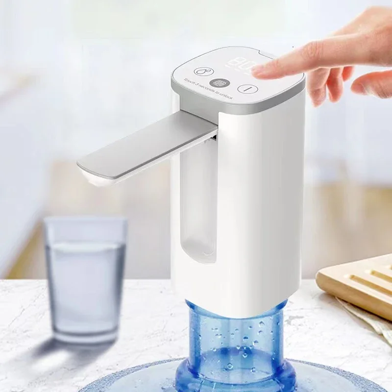 Electric-Water-Dispenser-Pump-Automatic-Bottle-1200mAh-Rechargeable ...