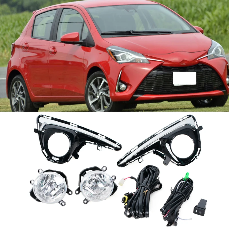Car-Front-Bumper-Fog-Lamp-For-Toyota-Yaris-Vitz-2018-2020-U-S-DRL ...