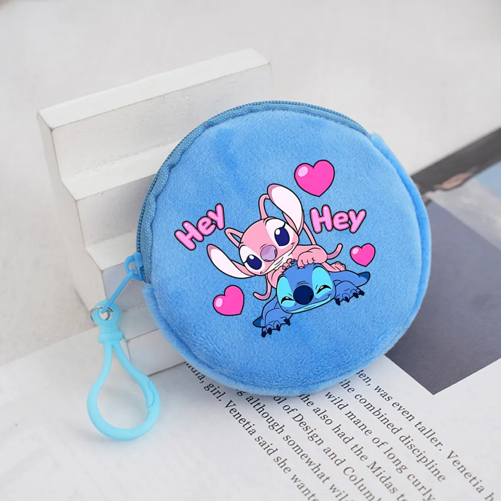 Disney-monedero-redondo-de-Lilo-Stitch-para-mujer-Cartera-de-felpa-de-5 ...