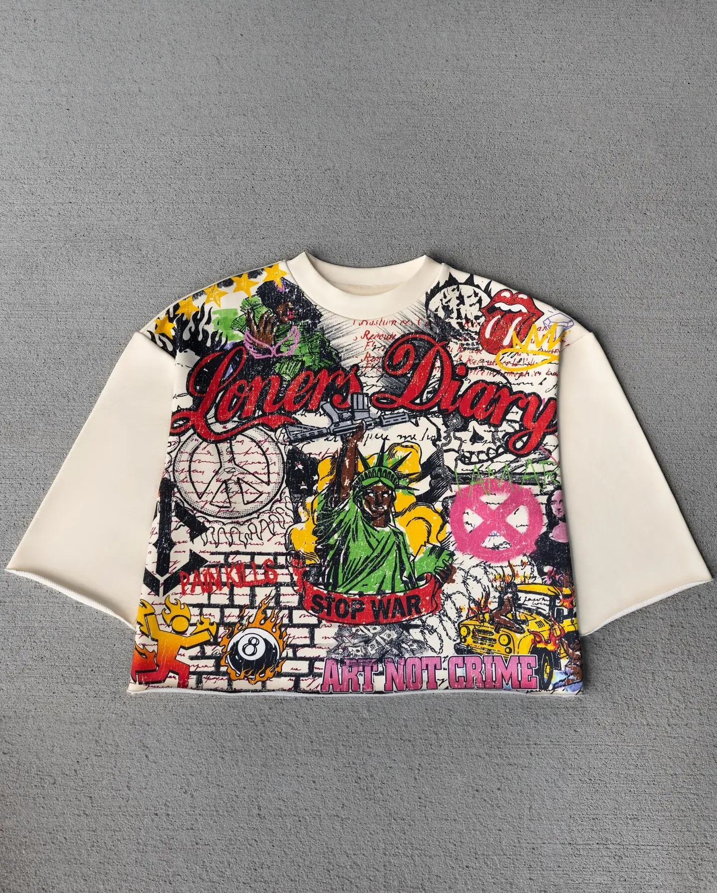 Streetwear-Y2k-T-Shirt-New-Trend-Hip-Hop-Graffiti-Large-Graphic-Print-Design-Shirt-Harajuku ...