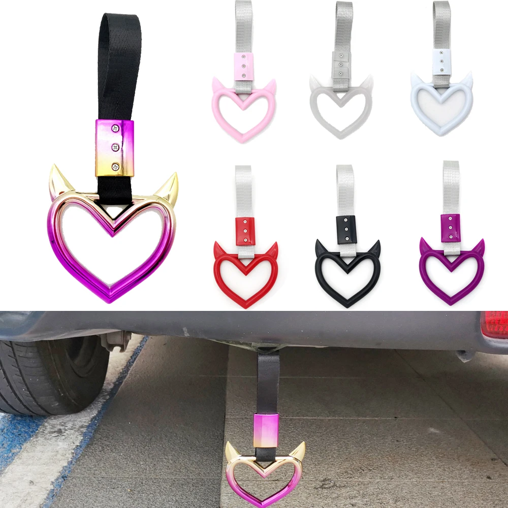 Car-Tow-Strap-Tsurikawa-JDM-Ring-Bus-Train-Hook-Strap-Cute-Devil-Shape ...