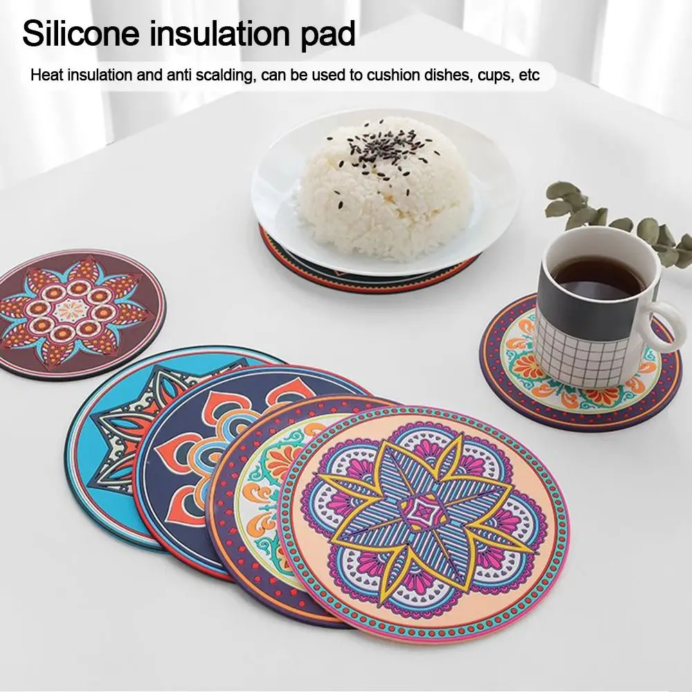 Multifunction-Trivet-Mat-Useful-Nonslip-Silicone-Coasters-Cup-Pads ...
