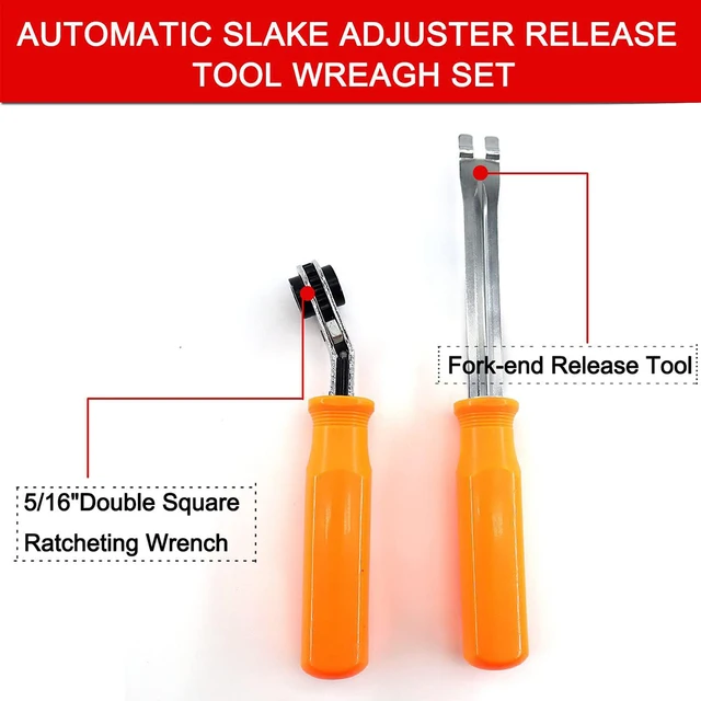 Semi Truck Brake Tools 2PCS Automatic Slack Adjuste Tool Set Fok End ...
