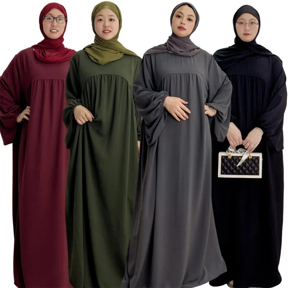Muslim-Women-Traditional-Clothing-Modest-Abaya-Islamic-Prayer-Dress-Eid ...