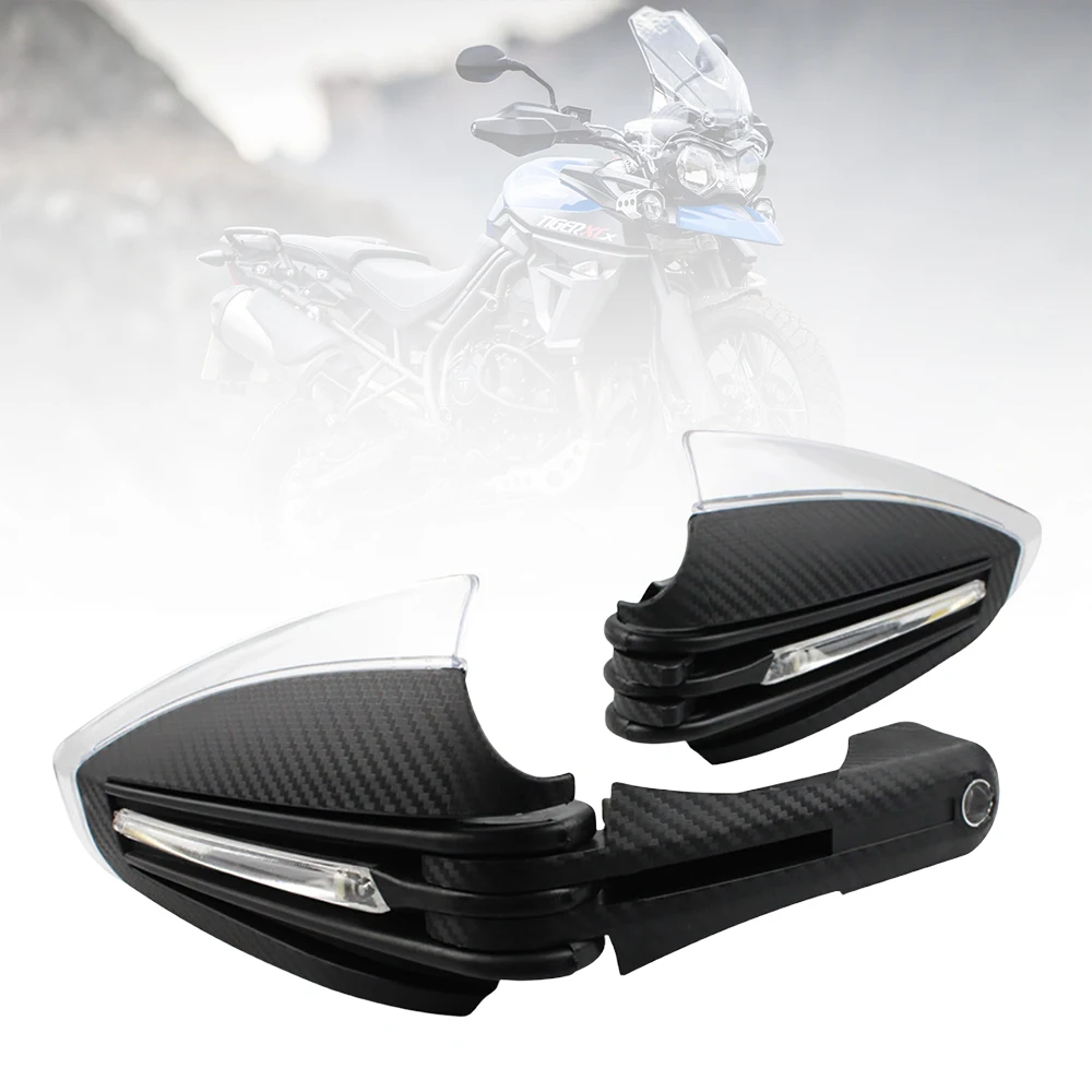 Fit-For-Triumph-tiger-800-1200-trident-660-22mm-Windproof-LED-Hand ...