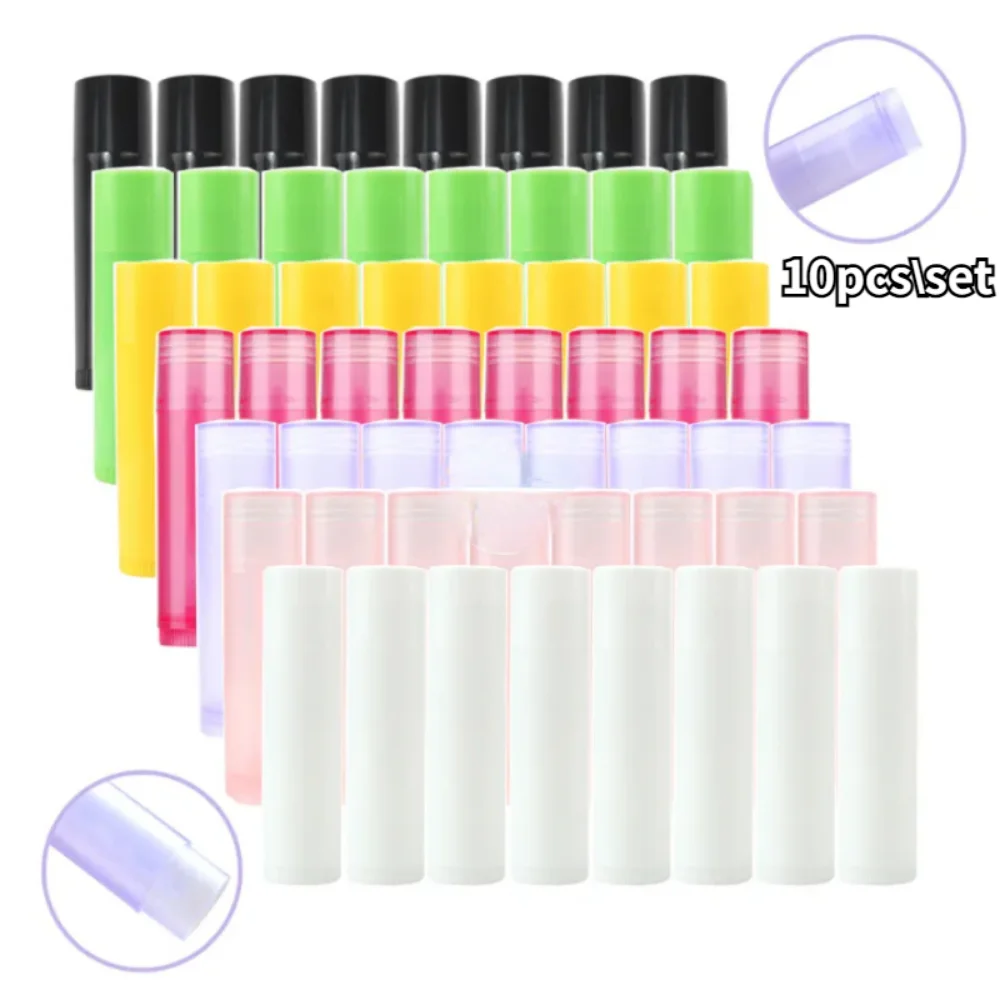 10Pcs-lot-5g-5ml-Refillable-Lipstick-Tube-Lip-Balm-Container-Empty ...