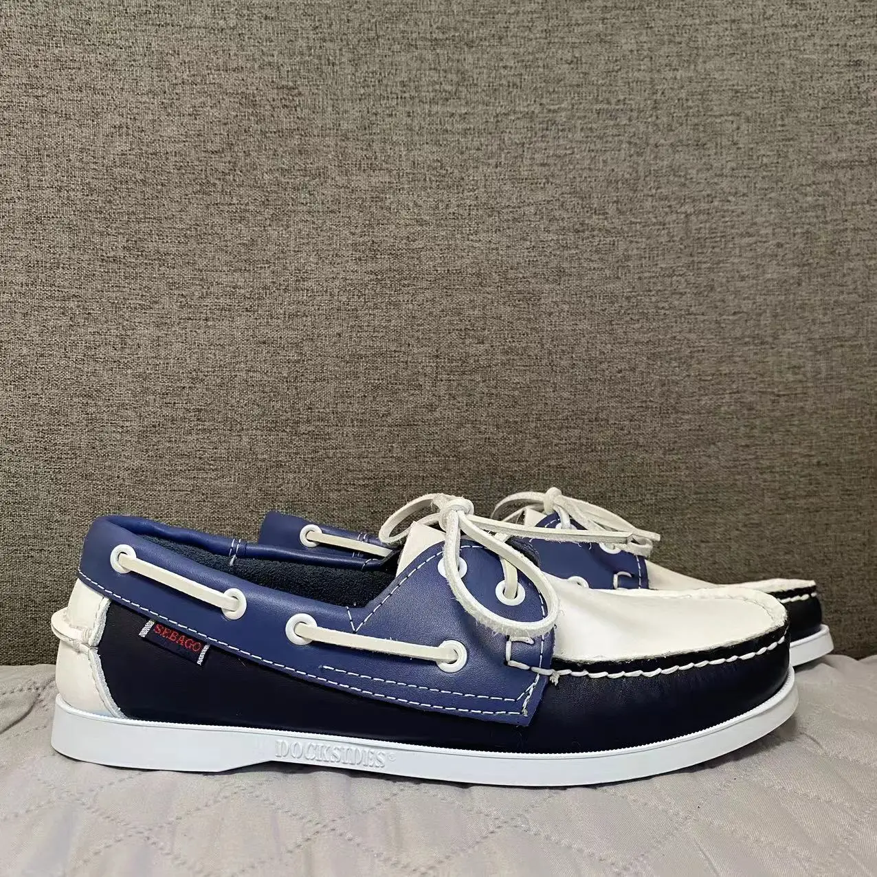 Sebago-Docksides-zapatos-n-uticos-hechos-a-mano-de-cuero-de-vaca ...