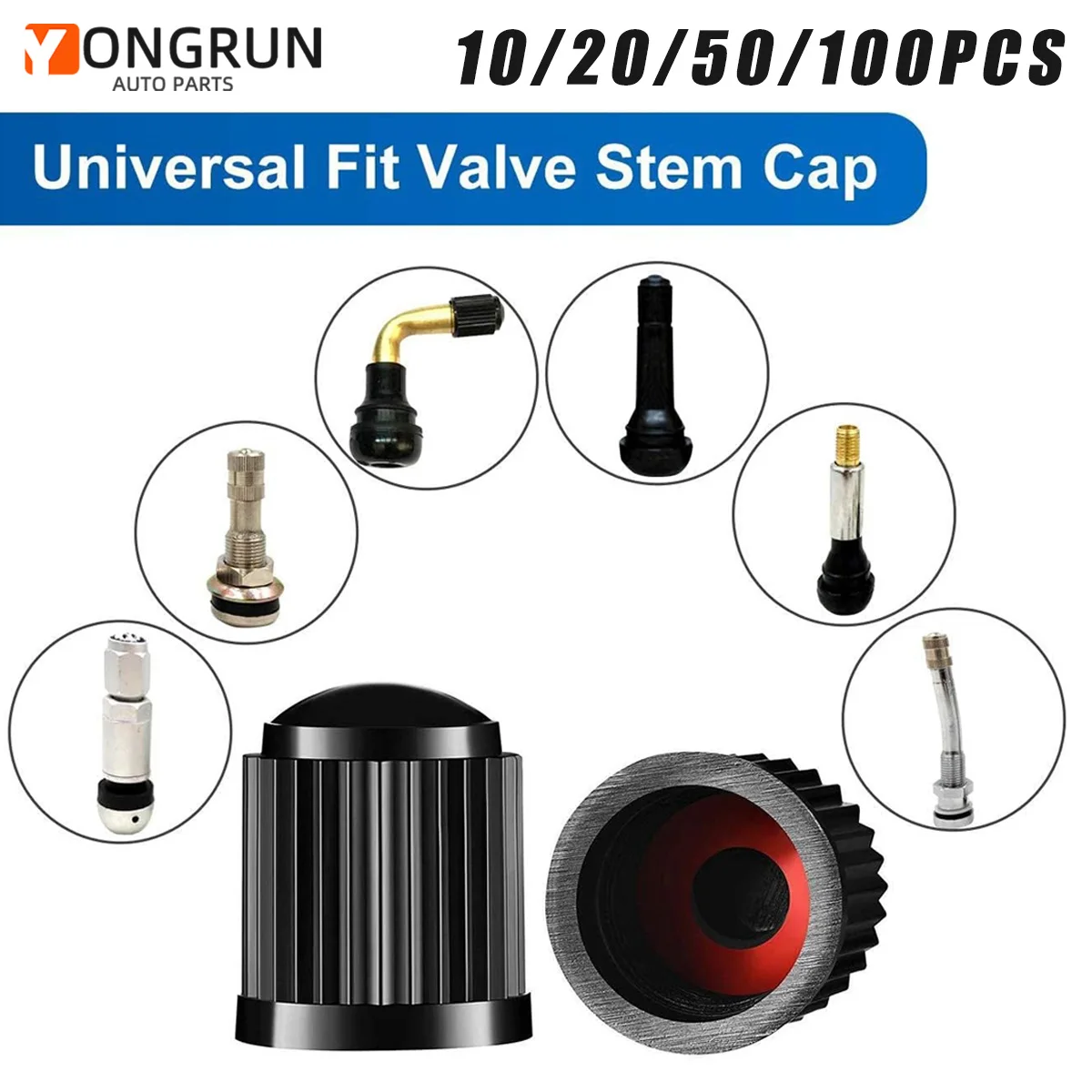 Automotive Tire Valve Stem Cap Suitable For Suv Bicycle Car Tire Valve ...
