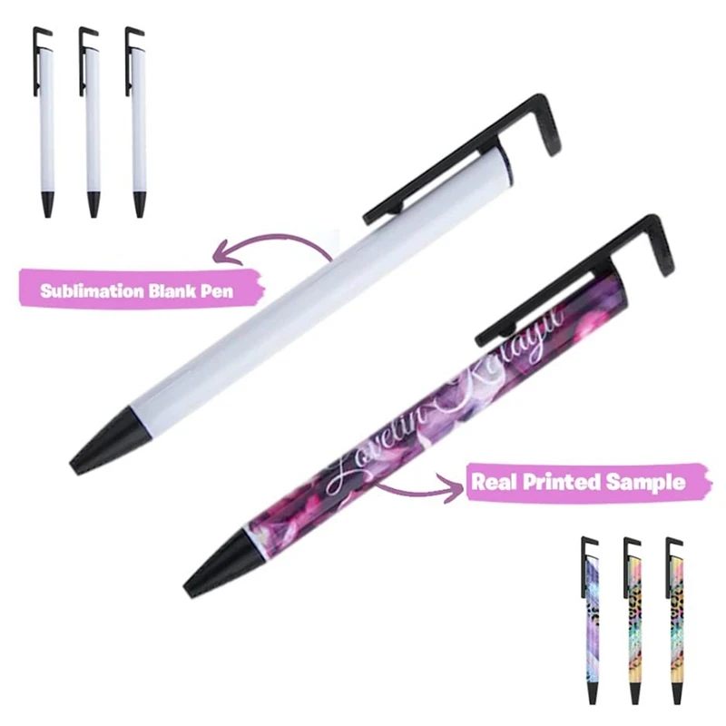 Pack-Of-10-Sublimation-Pen-Blanks-With-Shrink-Wrap-Coated-Aluminum-Tube ...